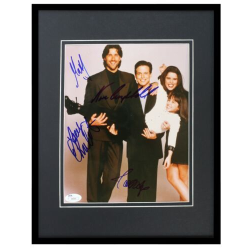 "Party of Five" Custom Framed Photo Display Signed By (4) Neve Campbell ...