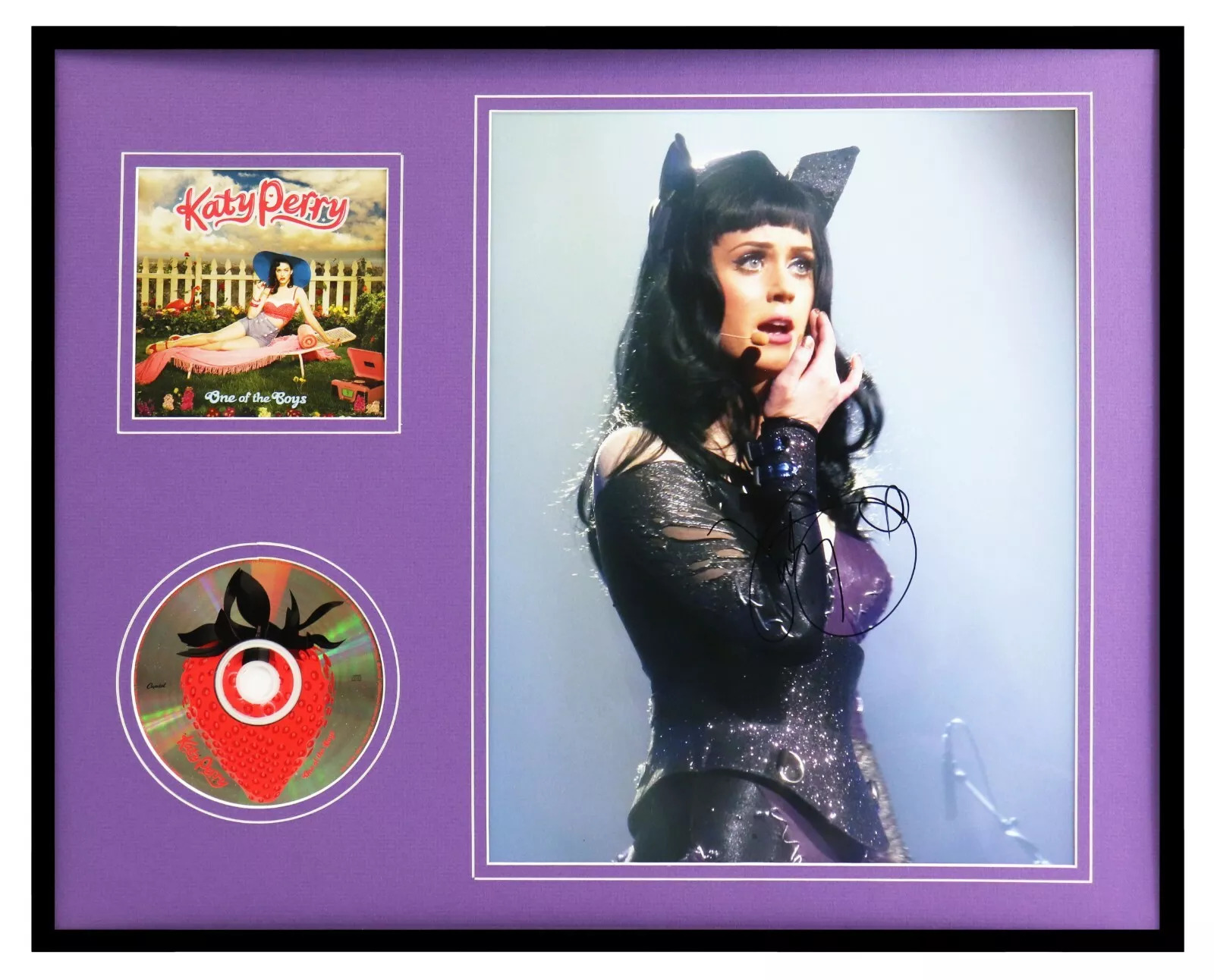 Katy Perry Signed Custom Framed "One of the Boys" Photo Album Display ...