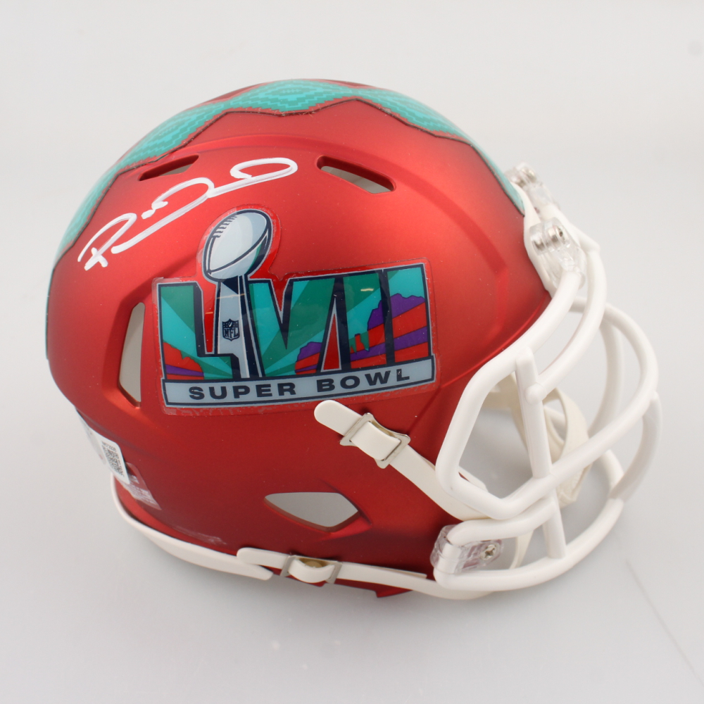 Patrick Mahomes Signed Chiefs / Super Bowl LVII Champions Logo Speed ...