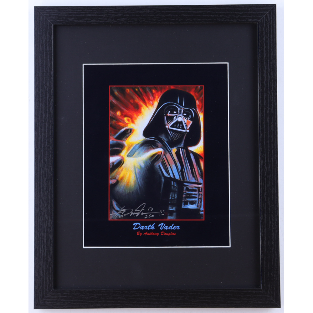 "Darth Vader" LE Custom Framed Lithograph Print Display By Anthony ...
