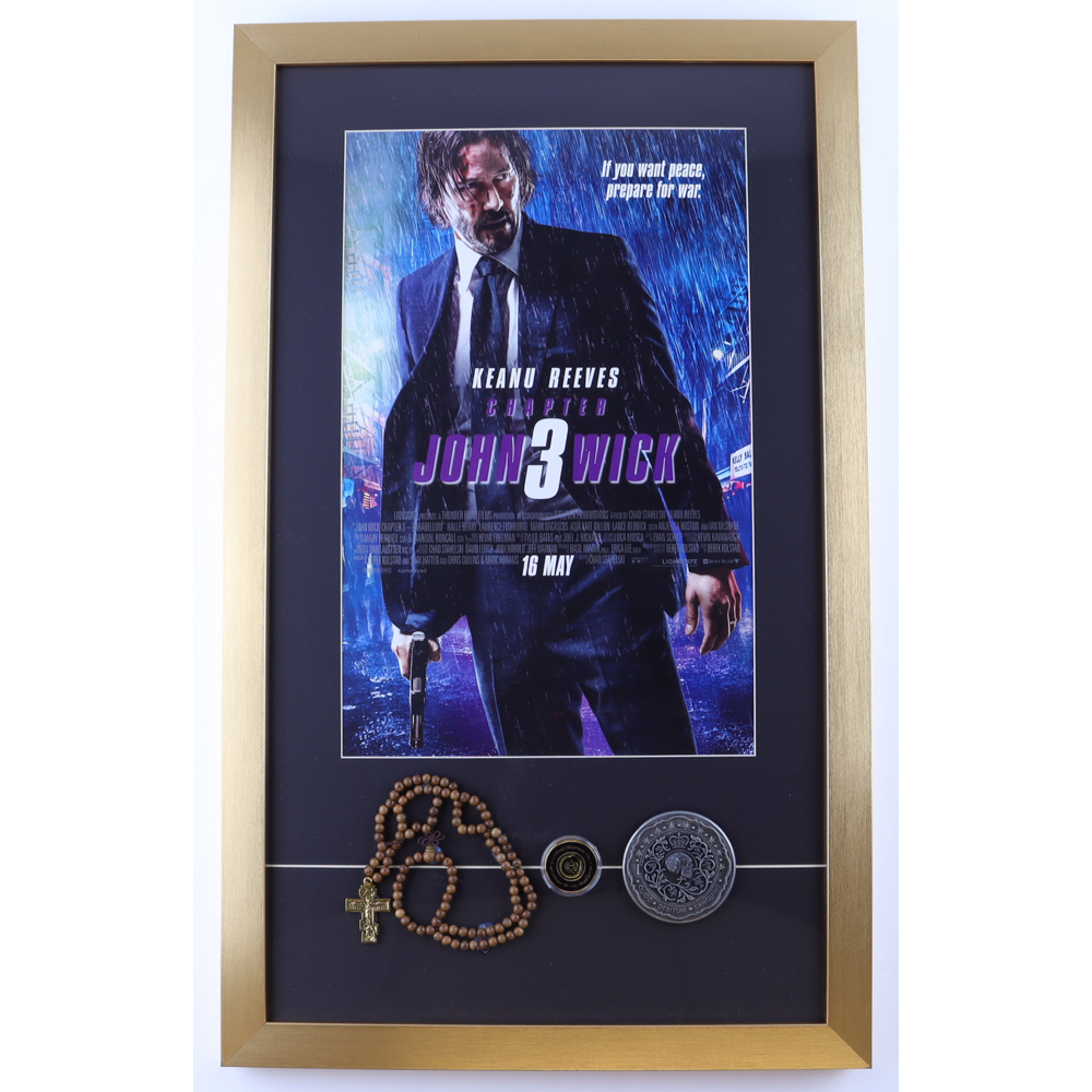 "John Wick Chapter 3" Custom Framed Movie Poster Display with ...