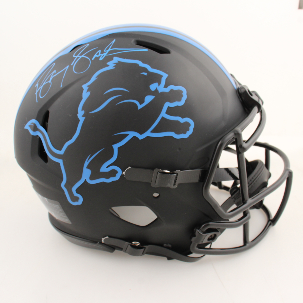 Barry Sanders Signed Lions Full-Size Authentic On-Field Eclipse ...