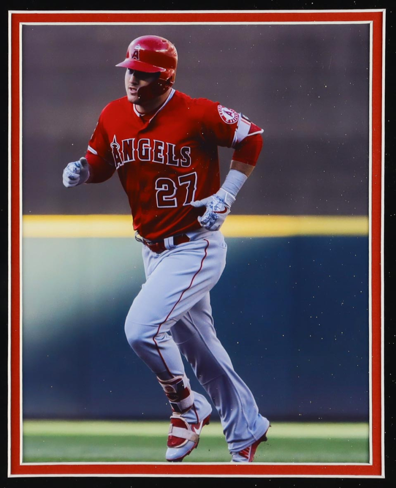 Mike Trout Signed Custom Framed Jersey Display (MLB) | Pristine Auction