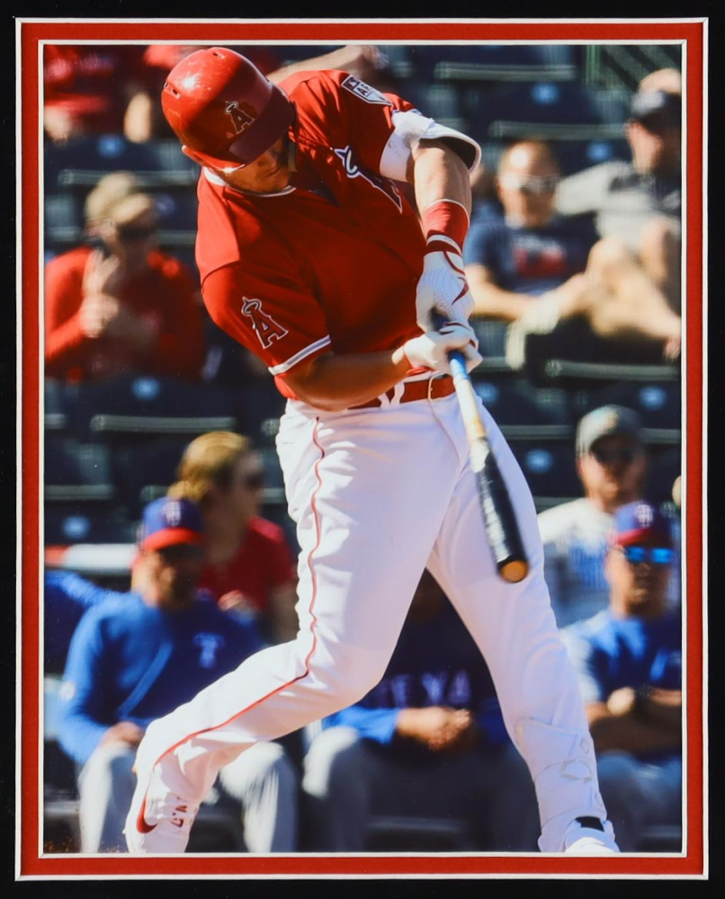 Mike Trout Signed Custom Framed Jersey Display (MLB) | Pristine Auction