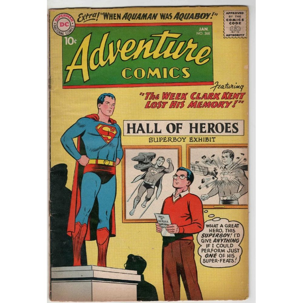1960 DC Comics Superman Adventure Comics #268 | Pristine Auction