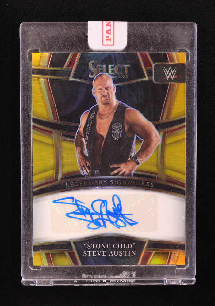 "Stone Cold" Steve Austin 2023 Select WWE Legendary Signatures Prizms ...