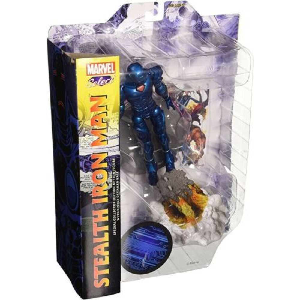 2022 Diamond Stealth Iron Man Marvel Select Action Figure Statue ...