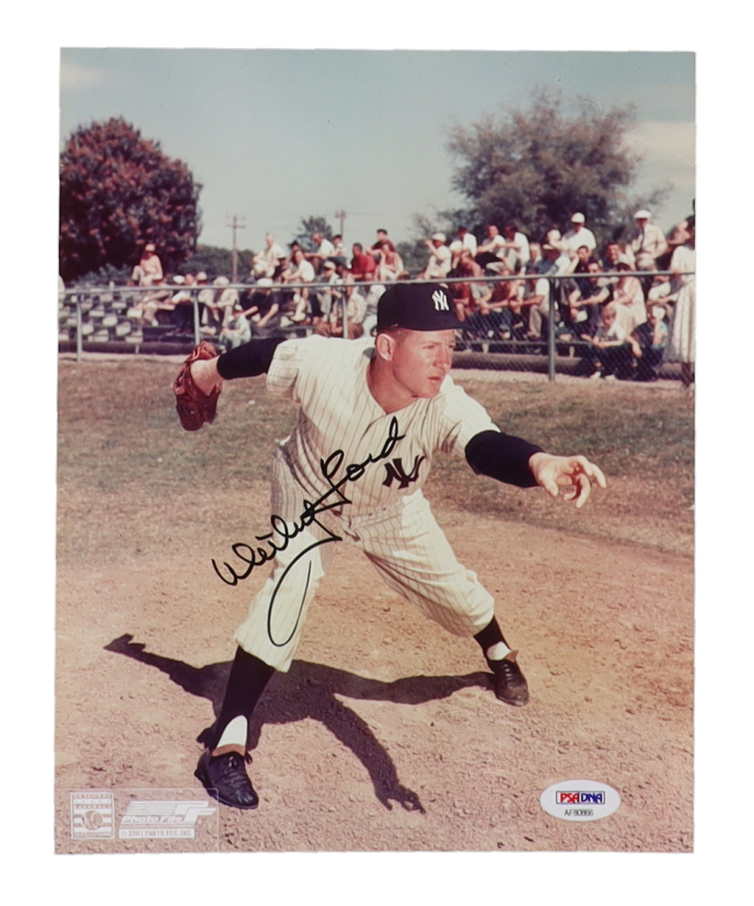 Whitey Ford Signed Yankees 8x10 Photo (PSA) | Pristine Auction