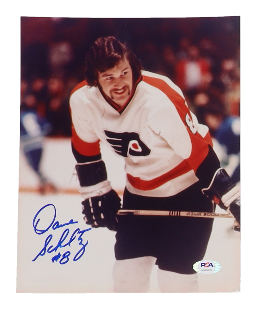 Dave Schultz Signed Flyers 8x10 Photo (PSA) | Pristine Auction