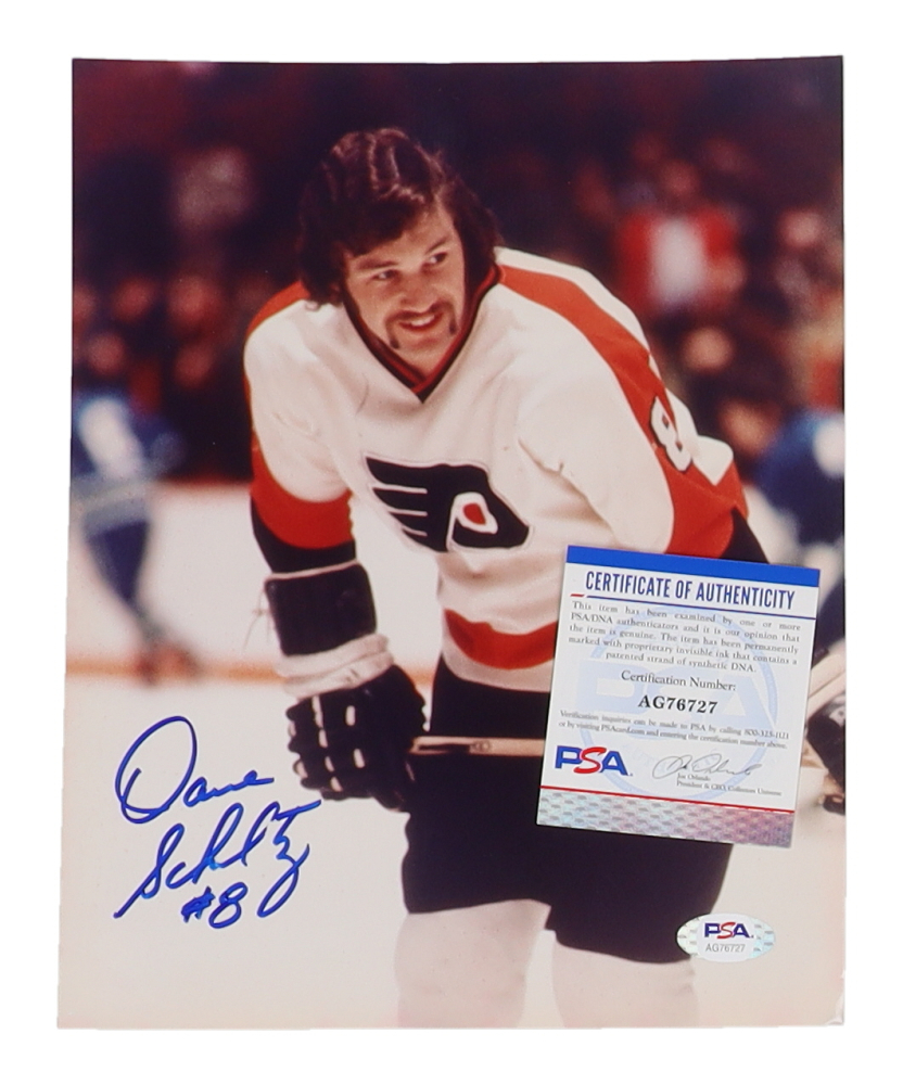Dave Schultz Signed Flyers 8x10 Photo (PSA) | Pristine Auction