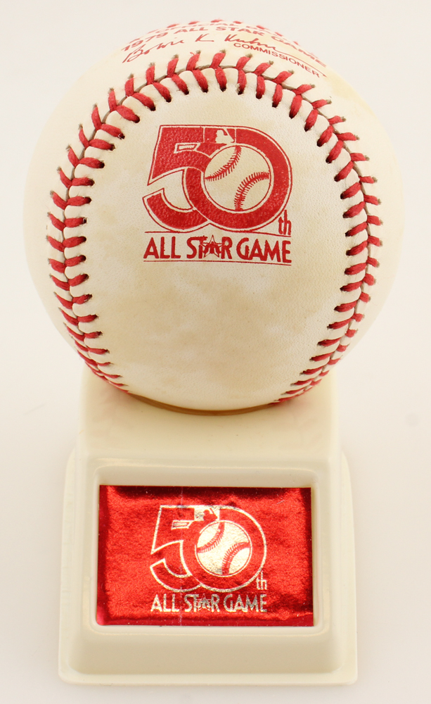 1979 50th All-Star Game Logo Baseball With Stand | Pristine Auction