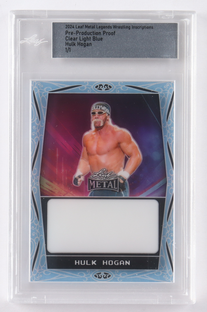 Hulk Hogan 2024 Leaf Metal Legends Wrestling Inscriptions Pre ...