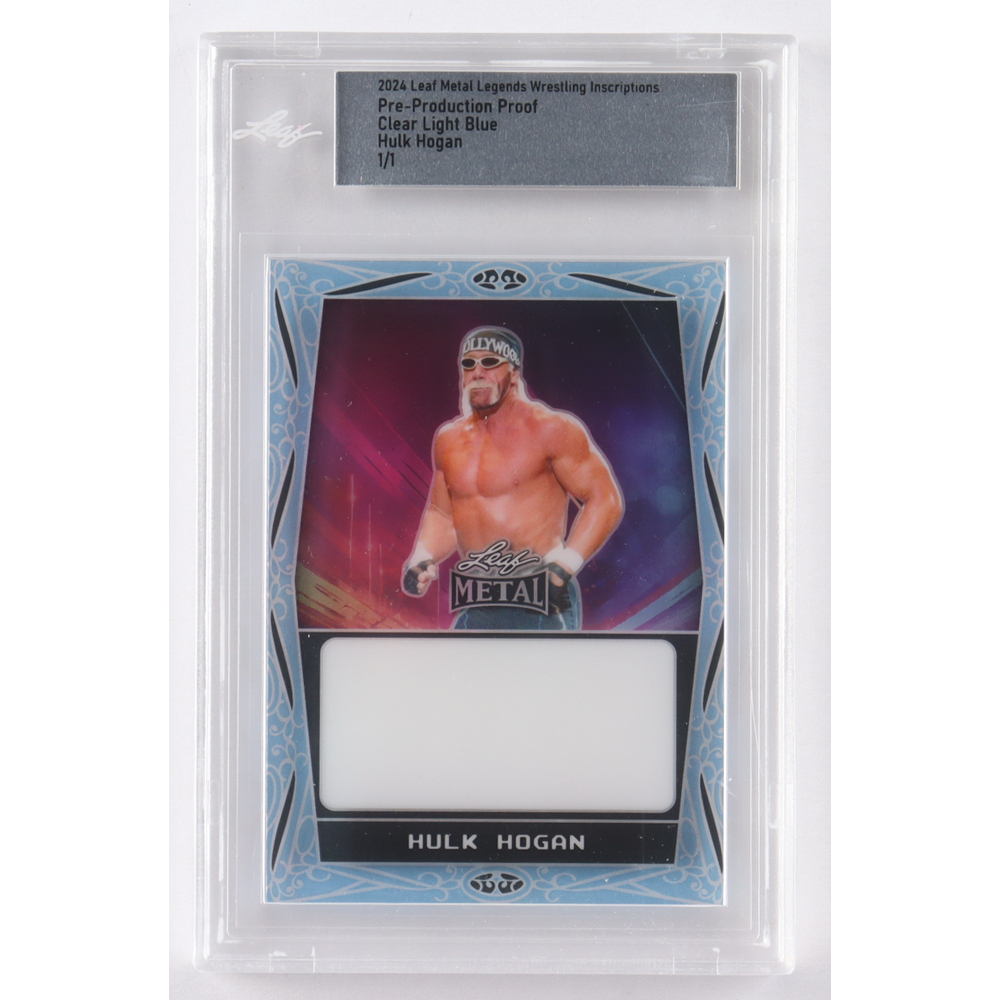 Hulk Hogan 2024 Leaf Metal Legends Wrestling Inscriptions Pre ...