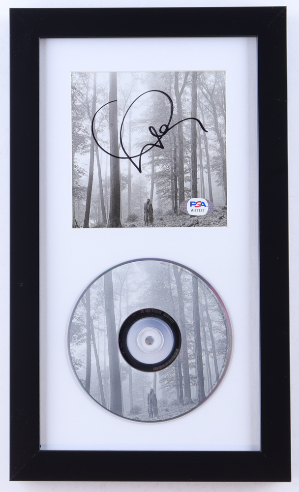 Taylor Swift Signed Custom Framed "Folklore" CD Insert Display (PSA ...