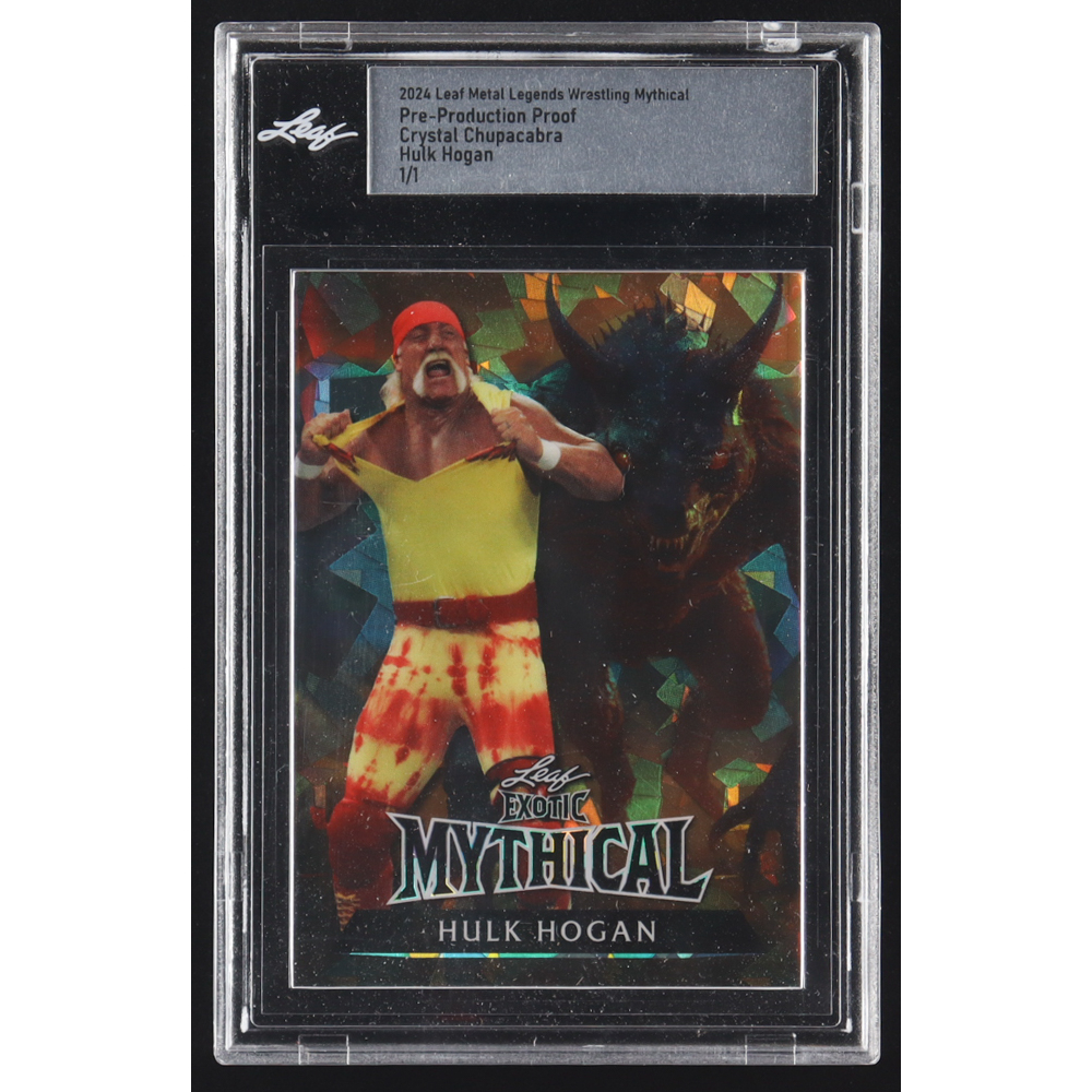 Hulk Hogan 2024 Leaf Metal Legends Wrestling Mythical Pre-Production ...