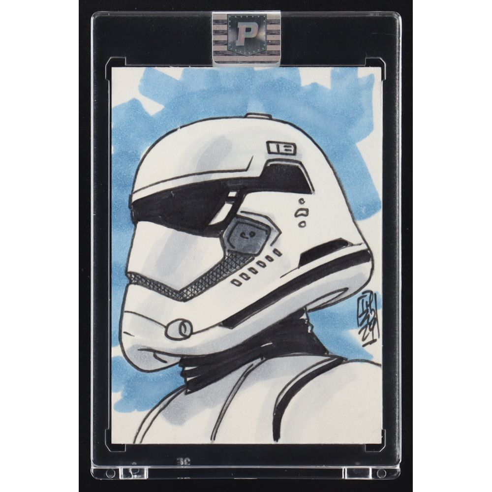 First Order Storm Trooper | Star Wars | Original Art Sketch Card by Tom ...