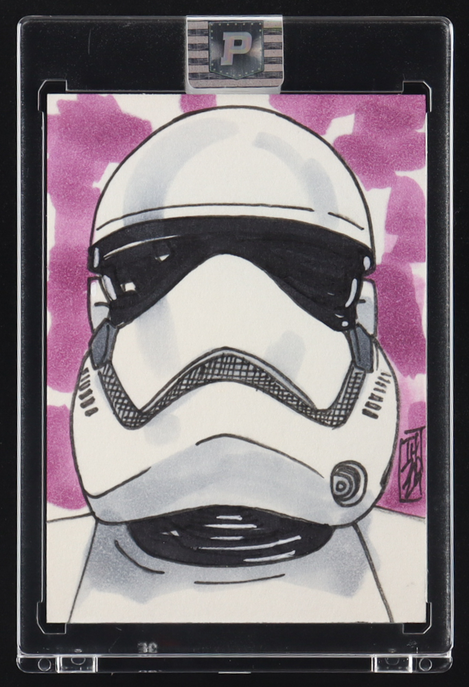 First Order Storm Trooper | Star Wars | Original Art Sketch Card by Tom ...