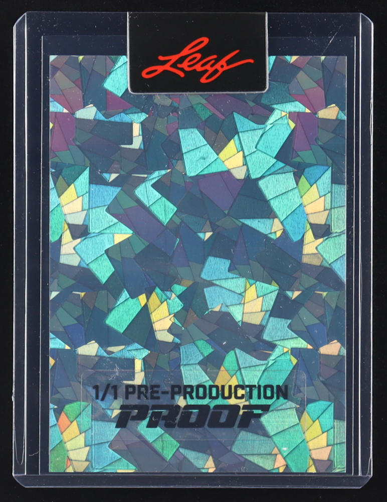 Tyreek Hill 2024 Leaf Vivid Pre-Production Proof Crystal Purple #1/1 ...