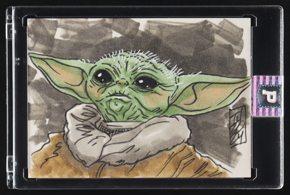Grogu | Star Wars | Original Art Sketch Card by Tom Hodges (1/1 ...