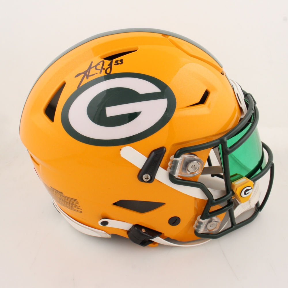 Aaron Jones Signed Packers Full-Size Authentic On-Field Speedflex ...