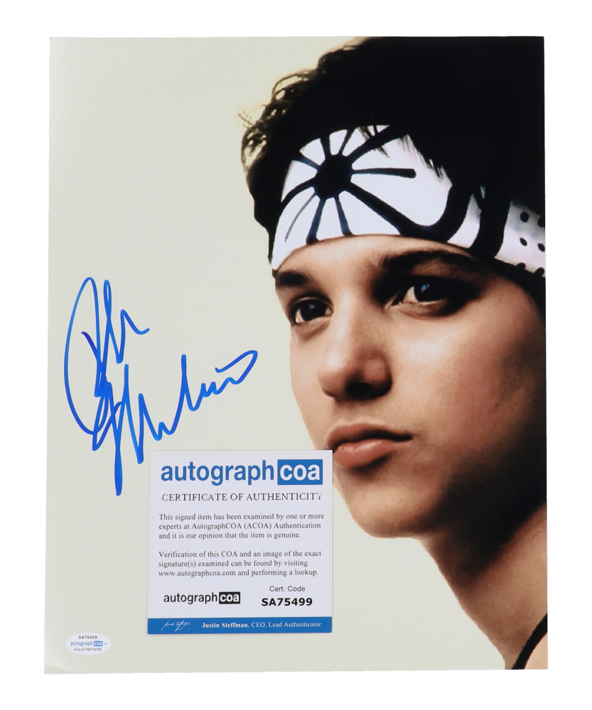 Ralph Macchio Signed "The Karate Kid" 11x14 Photo (ACOA) | Pristine Auction