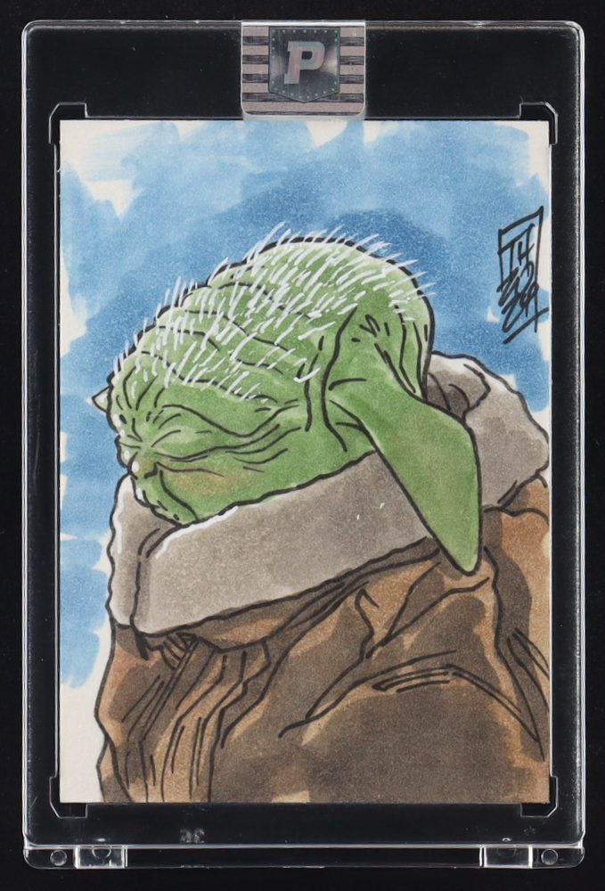 Grogu | Star Wars | Original Art Sketch Card by Tom Hodges (1/1 ...