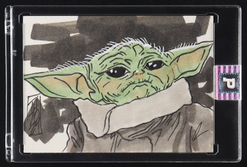 Grogu | Star Wars | Original Art Sketch Card by Tom Hodges (1/1 ...