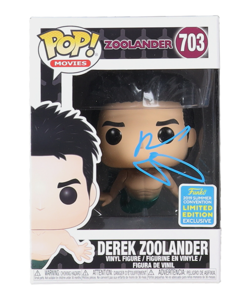 Ben Stiller Signed "Zoolander" Derek Zoolander #703 Funko Pop! Vinyl ...