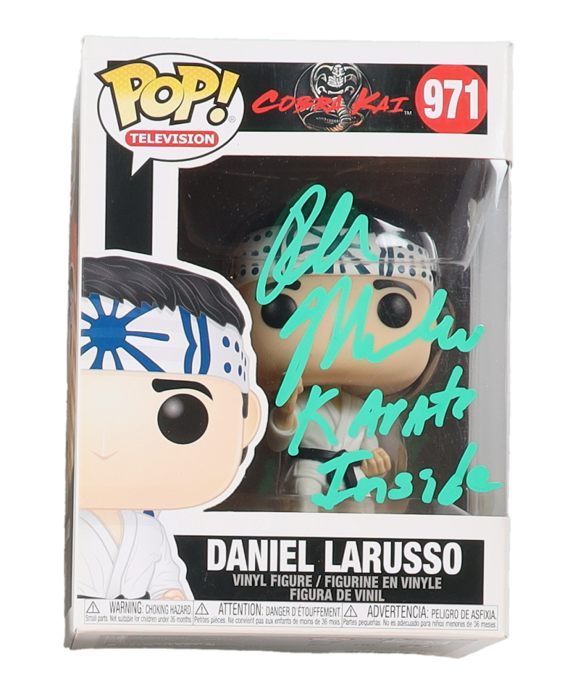Ralph Macchio Signed "Cobra Kai" #971 Daniel LaRusso Funko Pop! Vinyl ...