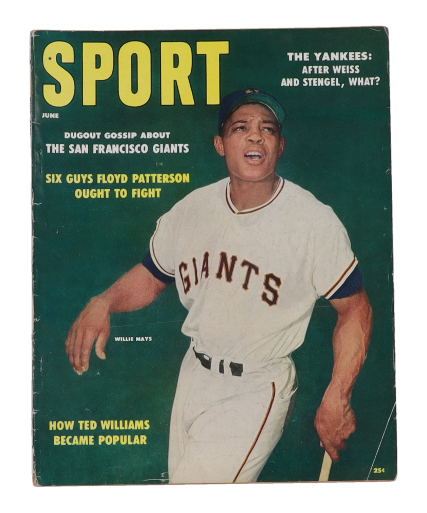 1958 Sport Magazine | Willie Mays Cover | Pristine Auction