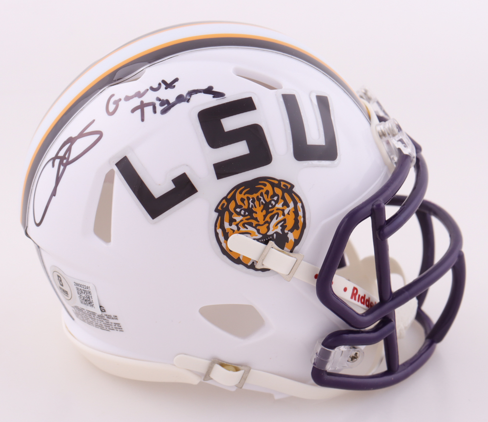 Odell Beckham Jr. Signed LSU Tigers Speed Mini Helmet Inscribed "Geaux ...