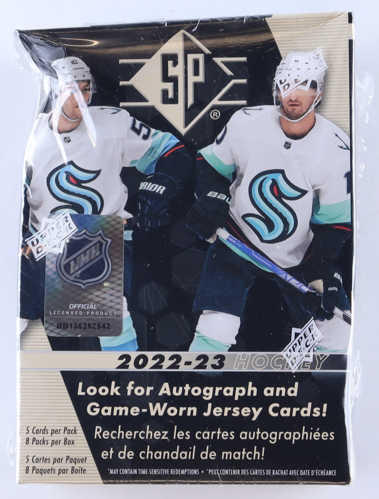 2022-23 Upper Deck SP Hockey Blaster Box with (8) Packs (See ...