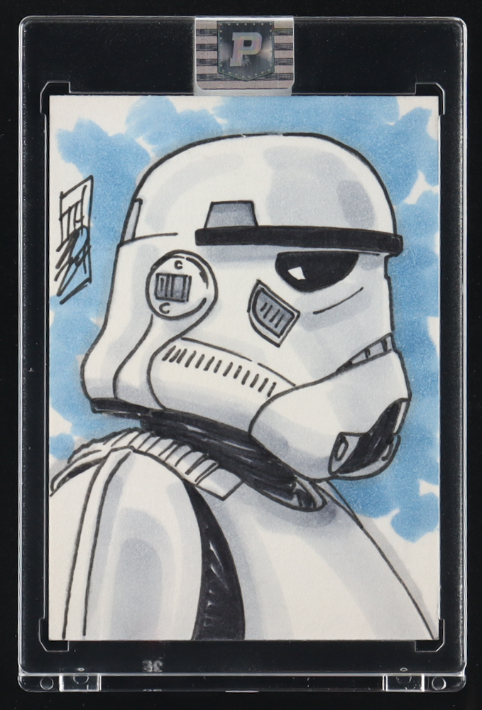 Imperial Storm Trooper | Star Wars | Original Art Sketch Card by Tom ...