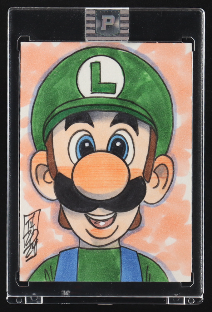 Luigi | Nintendo | Original Art Sketch Card by Tom Hodges (1/1 Original ...