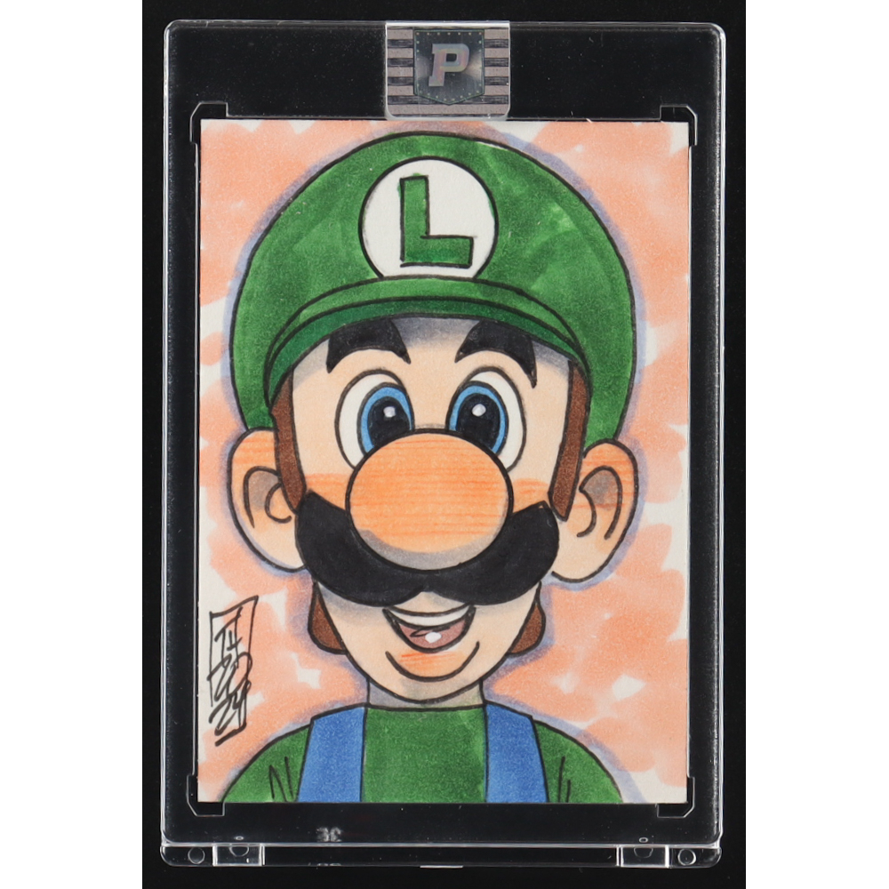 Luigi | Nintendo | Original Art Sketch Card by Tom Hodges (1/1 Original ...