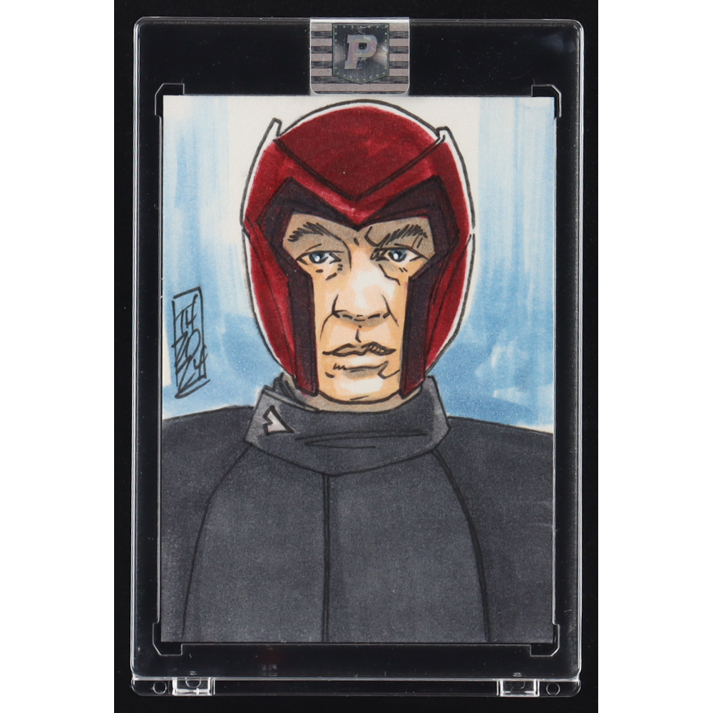 Magneto | Marvel | Sir Ian McKellen | Original Art Sketch Card by Tom ...
