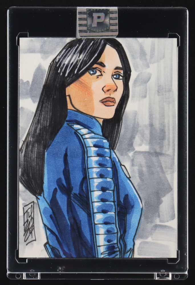 Lucy MacLean | Fallout | Ella Purnell | Original Art Sketch Card by Tom ...