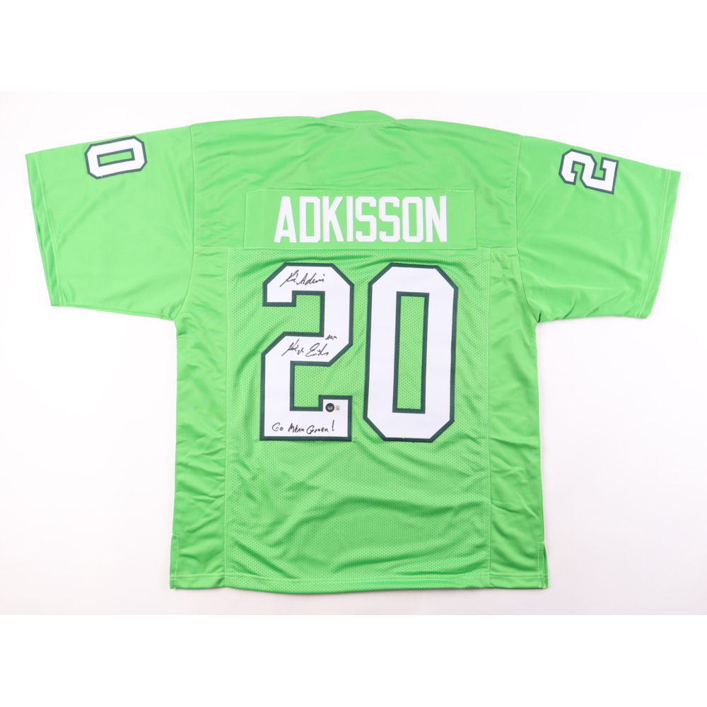 Kevin Adkisson (Kevin Von Erich) Signed Jersey Inscribed "Go Mean Green ...