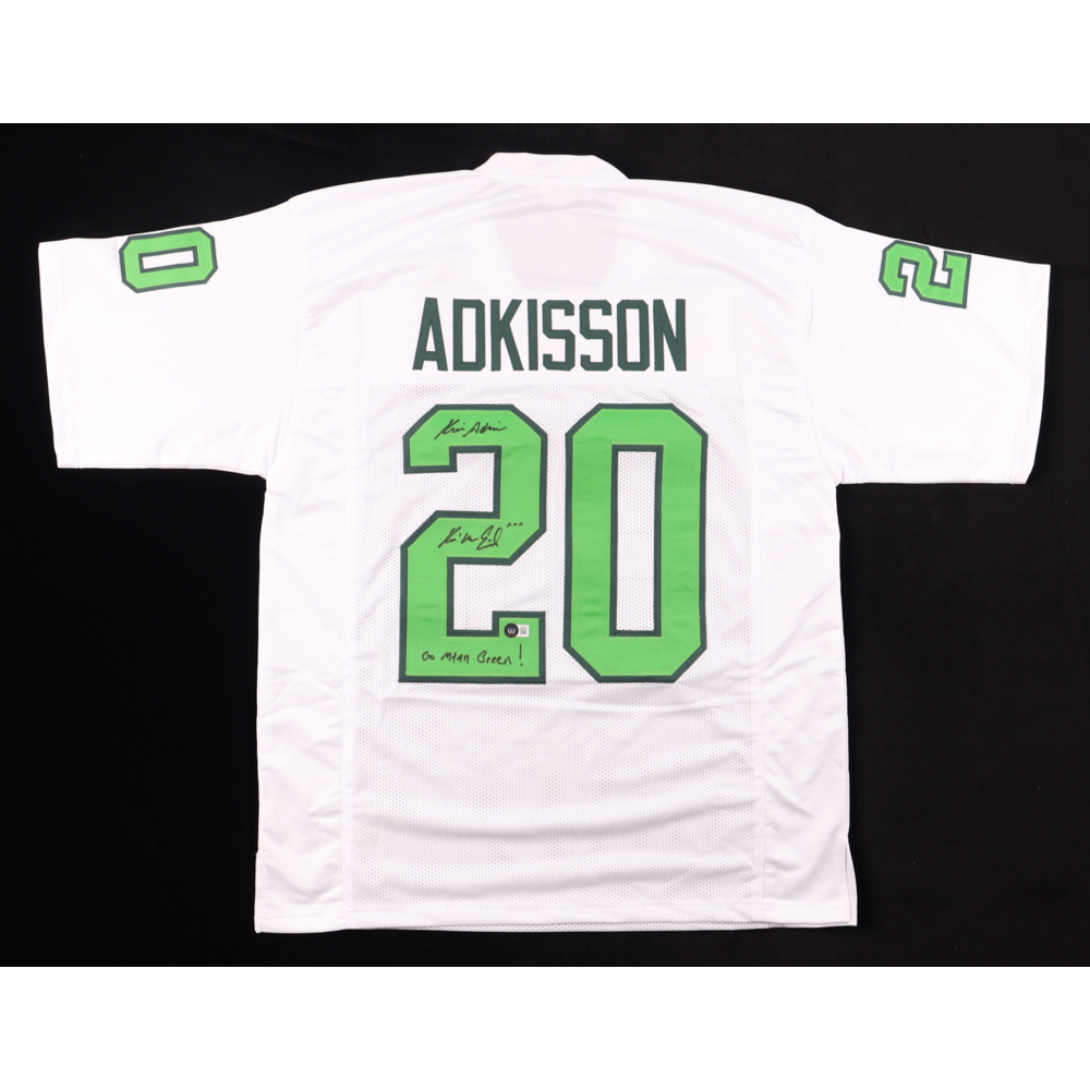 Kevin Adkisson (Kevin Von Erich) Signed Jersey Inscribed "Go Mean Green ...