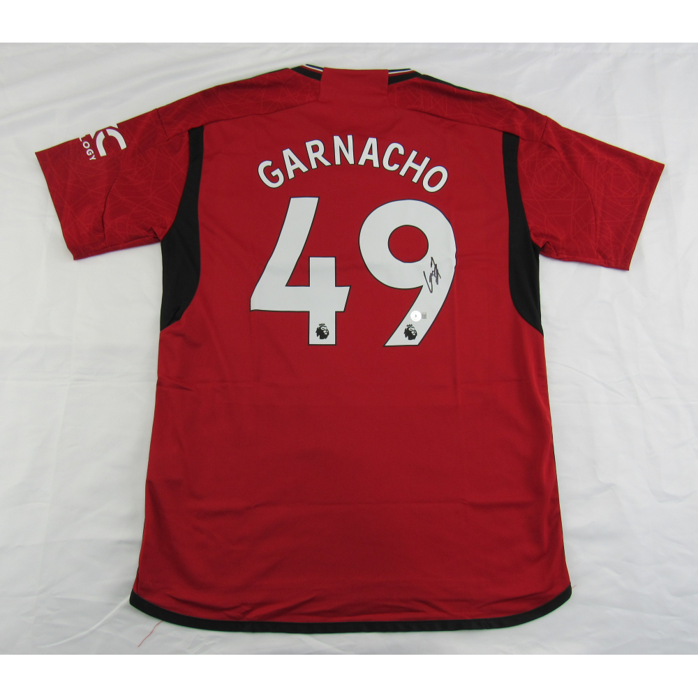 Alejandro Garnacho Signed Manchester United Jersey (Beckett) | Pristine ...