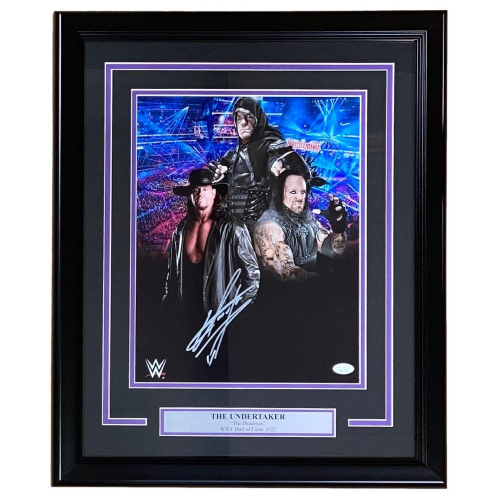 The Undertaker Signed WWE Custom Framed Photo (JSA) | Pristine Auction