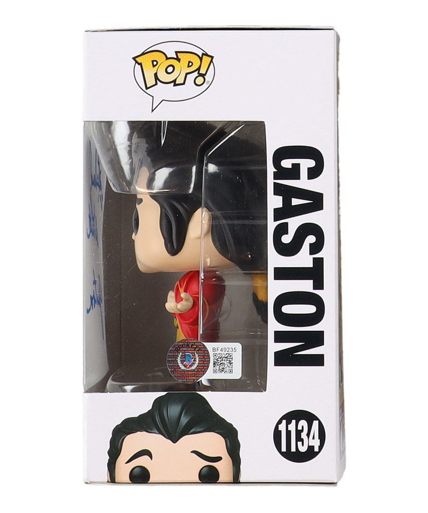 Richard White Signed "Beauty and the Beast" #1134 Gaston Funko Pop ...