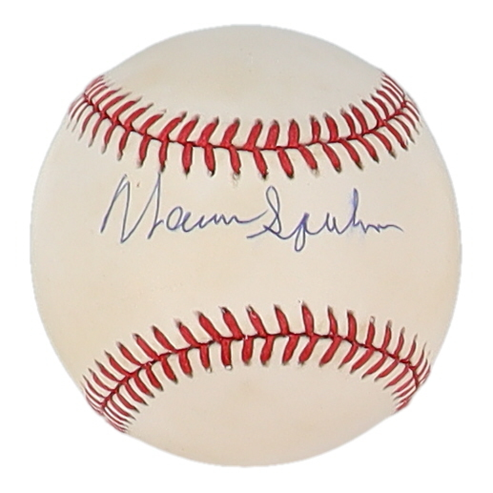 Warren Spahn Signed ONL Baseball (JSA) | Pristine Auction