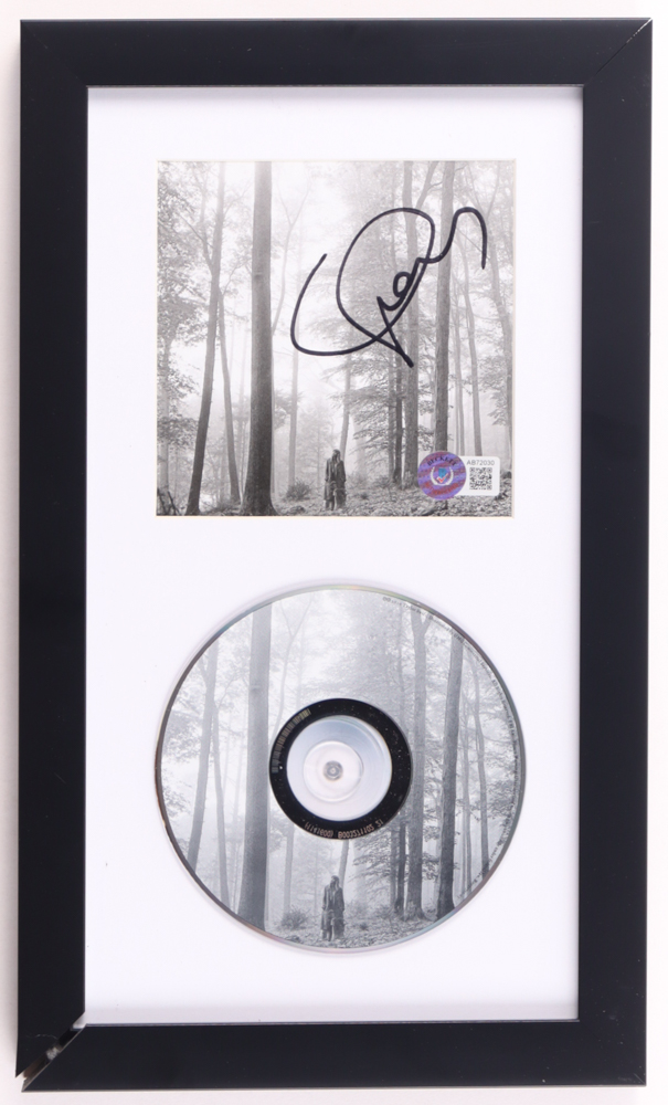 Taylor Swift Signed Custom Framed "Folklore" CD Insert Display (Beckett ...