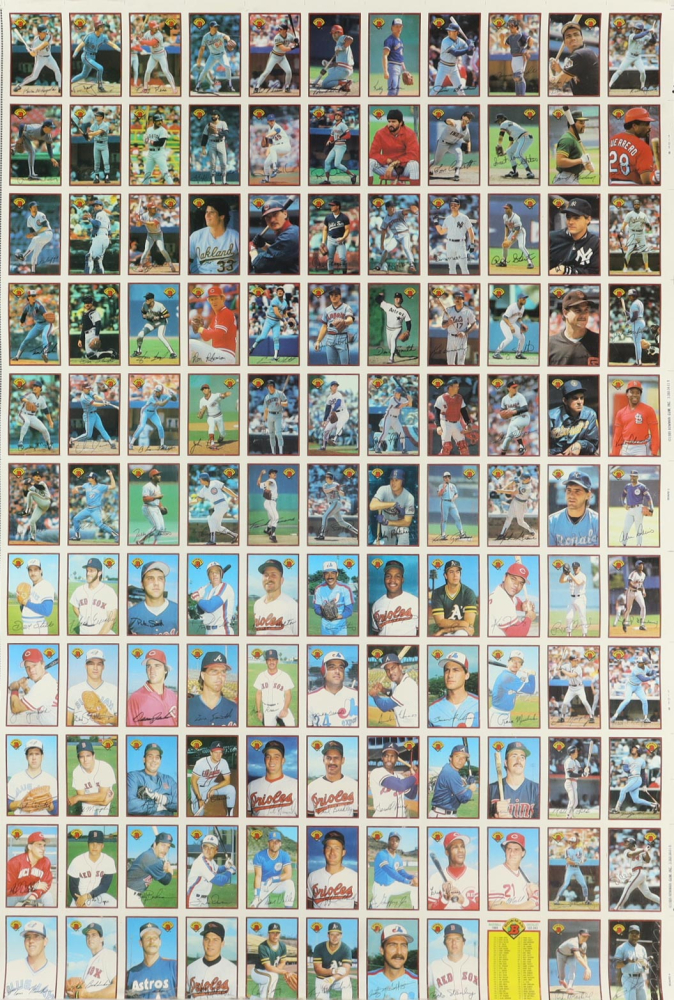 1989 Bowman Baseball Uncut Card Sheet | Pristine Auction