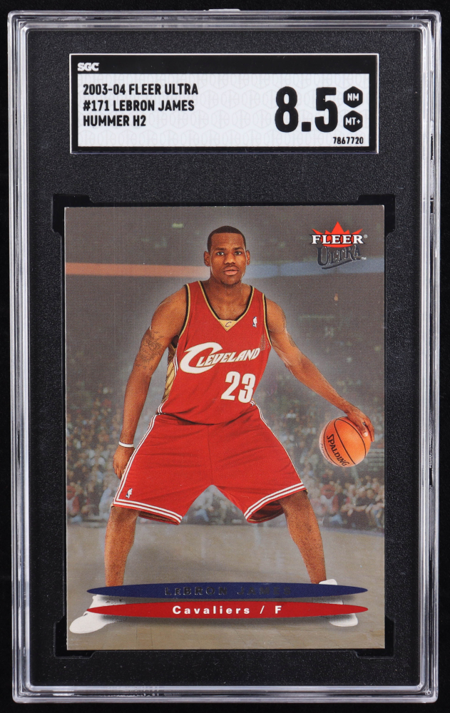 LeBron James 2004 Ultra Hummer H2 #171A RC (SGC 8.5) | Pristine Auction