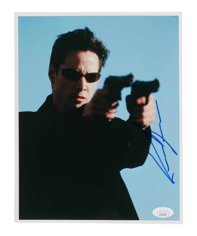 Keanu Reeves Signed "The Matrix" 8x10 Photo (JSA) | Pristine Auction