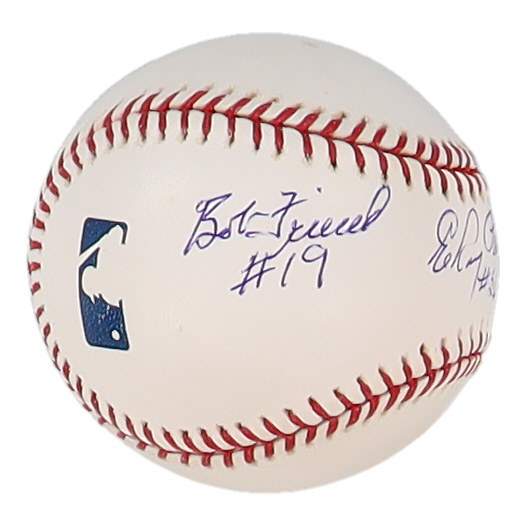 Roy Face, Vern Law & Bob Friend Signed OML Baseball (JSA) | Pristine ...