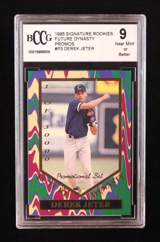 Derek Jeter 1995 Signature Rookies Future Dynasty Promos #P3 (BCCG 9 ...