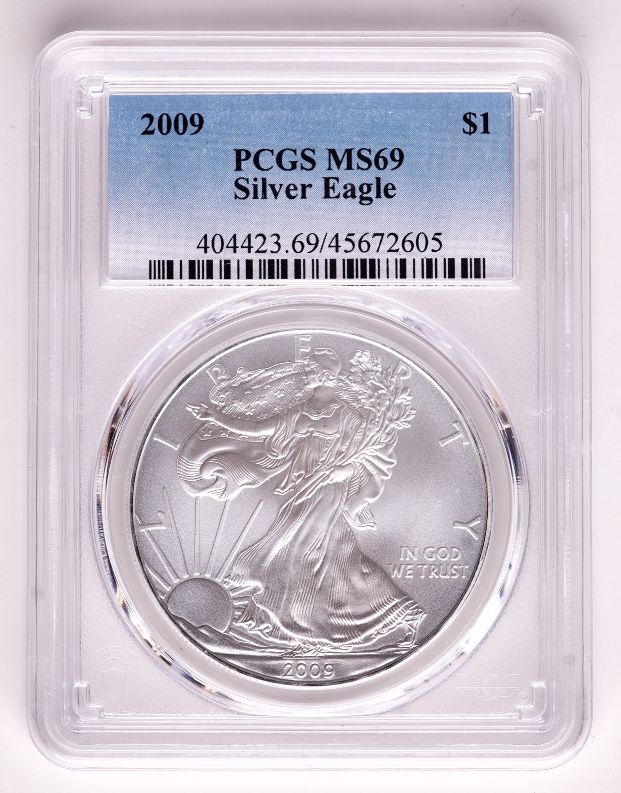 2009 American Silver Eagle 1oz .999 Fine Silver $1 Coin (PCGS MS69) | Pristine Auction
